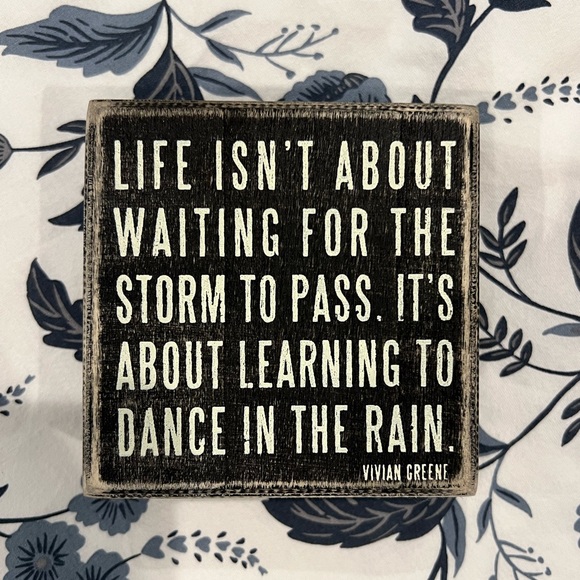 Primitives by Kathy | Accents | Inspirational Quote Wooden Block Sign ...